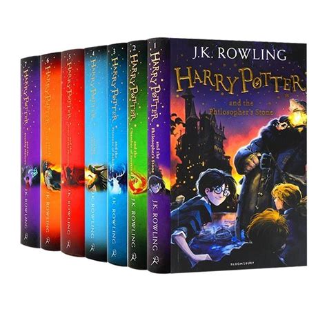 英版哈利波特全集英文原版书籍1 8 Harry Potter 全套英语原著 新版哈利波特英文版7册 无礼盒 视频介绍 英版哈利波特全集英文原版
