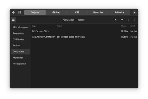 Gtk Inspector Gnome Developer Documentation