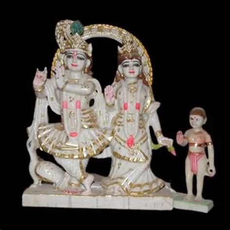 2 Feet Marble Multicolor Radha Krishna Statue At Rs 15000 Piece In