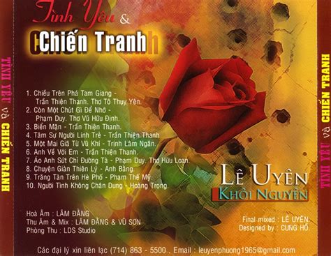 Chia Sẻ âm Nhạc Lupcd Lê Uyên Khôi Nguyên Tình Yêu Và Chiến Tranh