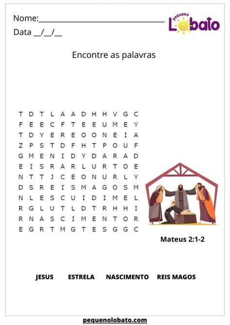 10 Atividades Bíblicas Sobre O Nascimento De Jesus Para Crianças