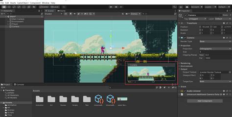 UNITY 2d 水面倒影效果 哔哩哔哩