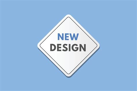 New Design Text Button New Design Sign Icon Label Sticker Web Buttons