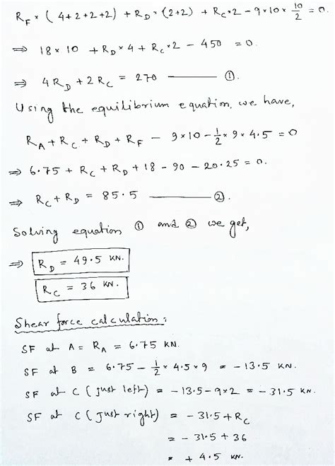 [solved] please use the method of section equation method show work