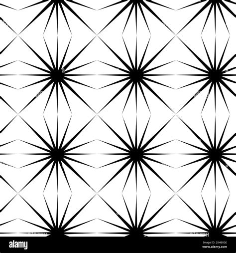 Abstract Geometric Pattern With Crosses Stripes Lines Seamless Vector Background White And