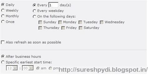 Configuring Automatic Data Refresh In SharePoint 2013 PowerPivot Things To Share