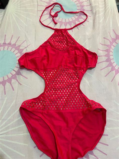 Esmara Hot Pink One Piece Swimsuit Womens Fashion Swimwear Bikinis