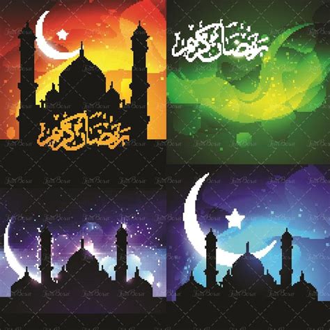 وکتور مسجد بک گراند مذهبی گنبد گلدسته رمضان کریم 2 ایران طرح