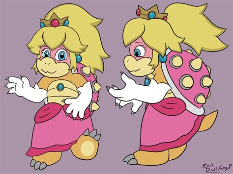 My Take On Princess Peach If She Were A Koopa Shoutout To Ucosmic Castor 84 For The Idea