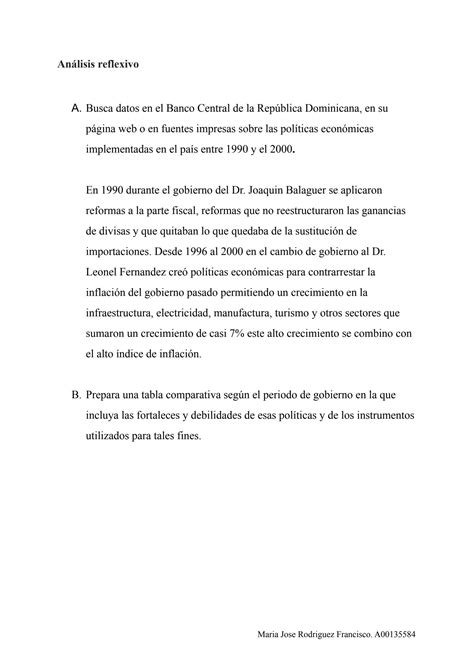 Solution An Lisis Reflexivo Studypool