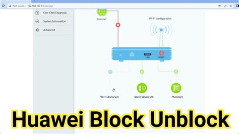 How To Unblock Wifi Users On Huawei Router Huawei Wifi Block User Ko Unblock Kaise Kare Youtube