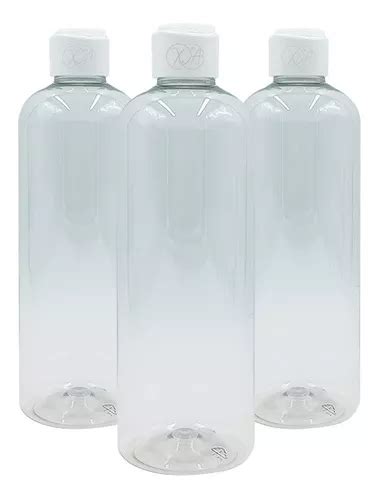 30 Envases Botella Plastico 500 Ml Boston Tapa Flip Top