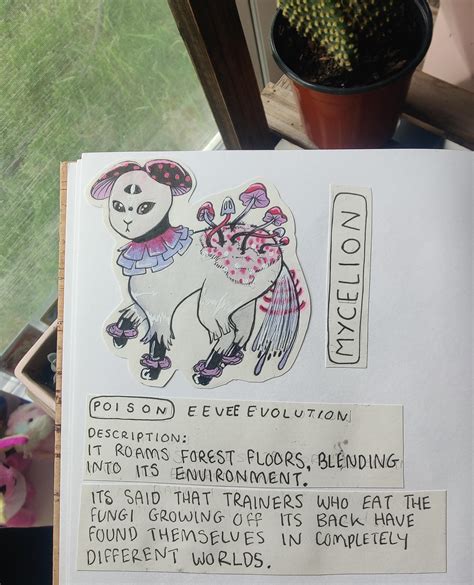 Oc My Take On A Poison Type Eevee Evolution Pokemonart