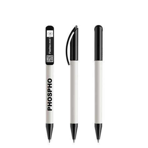 Stylo Avec Qr Code Et Application Cloud Pens Stylos Bille Plastique Phosphorescence