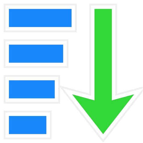 Premium Vector Sort Descending Icon