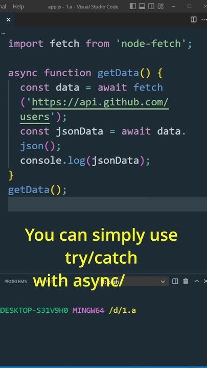Javascript Async Await And Try Clanguage Website Webdevelopment Coding Youtube