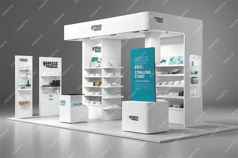 Premium Photo Product Display Stand Mockup