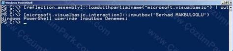 Windows PowerShell Üzerinde Cmdlet Pipeline Scripting Kullanımı