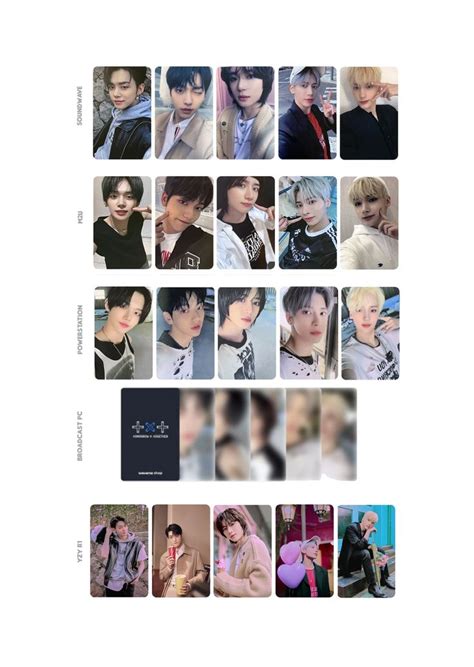 Txt Temptation Photocard Template