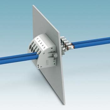 Process And Control Today New High Current Feed Through Terminal With Push In Connection