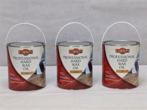 25 Litre Liberon Professional Hard Wax Oil Clear Oak Teak Ebay
