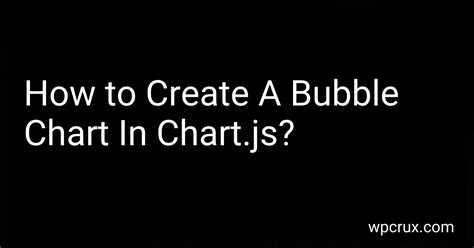 how to create a bubble chart in chart js in 2024