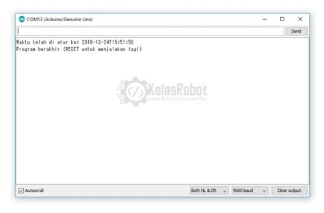 Cara Mudah Program Rtc Ds Jam Digital Dengan Arduino Kegiatan Magang