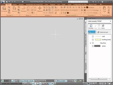Autocad Map 3d 2011 Présentation De Linterface Utilisateur Youtube