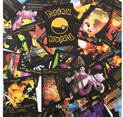 Czarne Karty Pokemon Zestaw Szt Kolekcjonerskie Erli Pl