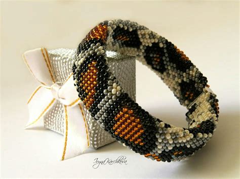 Браслет із чеського бісеру ручної роботи Napkin Rings Decor Home Decor