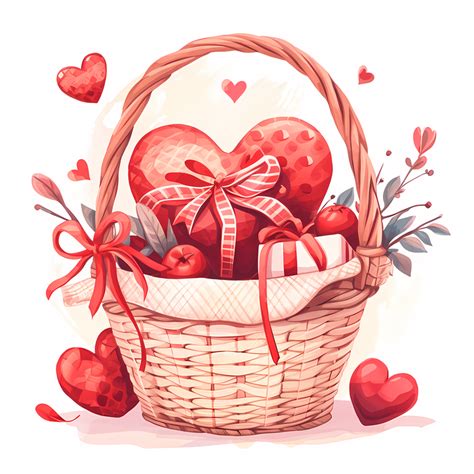 Free Clip Valentine Baskets Download Free Clip Valentine Baskets Png