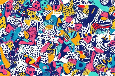 Vibrant Abstract Pattern Seamless Graphic By Sun Sublimation · Creative Fabrica