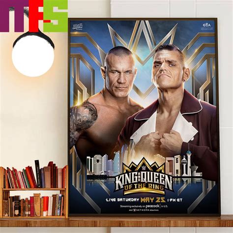 Randy Orton Vs Gunther At WWE King And Queen Of The Ring 2024 Wall Art