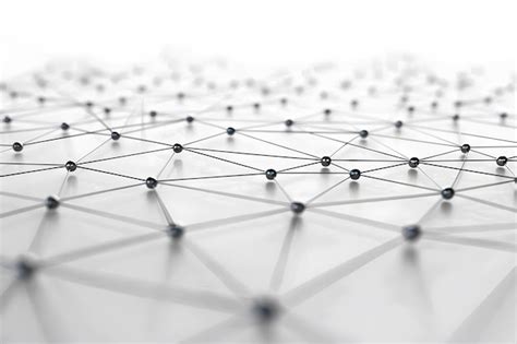 Abstract Network Connection Plexus On White Background 3d Illustration Premium Ai Generated Image