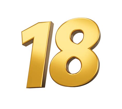 Number 18 Clipart