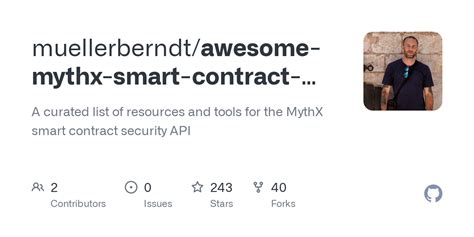 Github Muellerberndtawesome Mythx Smart Contract Security Tools A