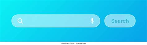 Transparent Search Bar Internet Browser Engine Stock Vector Royalty Free Shutterstock