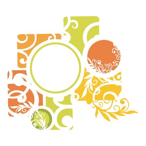 Vintage Frame And Photo Invitation Template Vector Graphic