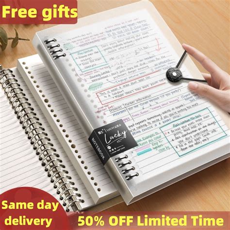 Binder Notebook A5 B5 Refillable Notebook Binder Notebook Refillable A4