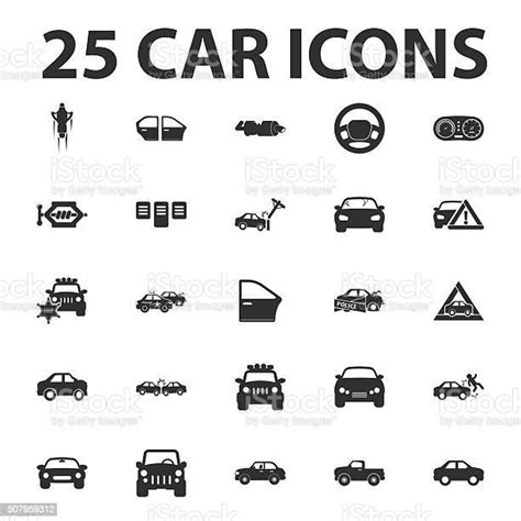 車修理 25 ブラックシンプルなウェブのアイコンを設定します Suvのベクターアート素材や画像を多数ご用意 Suv アイコンセット