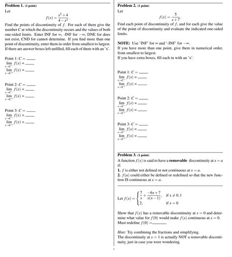 Solved Problem 1 1 Point Let F X 4−x2x2 4 Find The