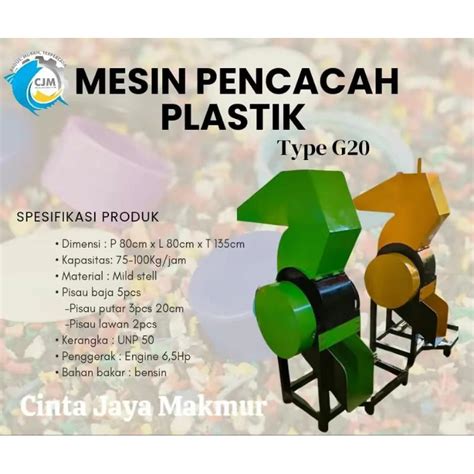 Jual Mesin Penggiling Plastik Mesin Giling Plastik Botol Aqua Dll