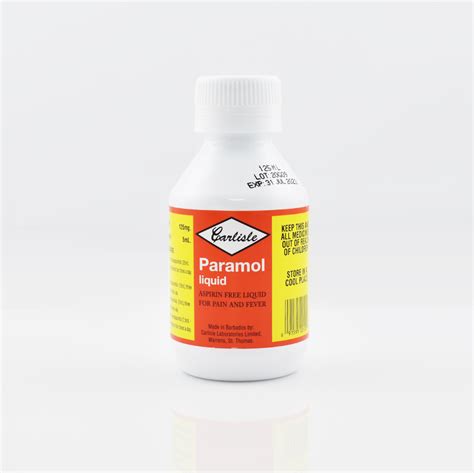 Paramol Liquid Atlantic Health