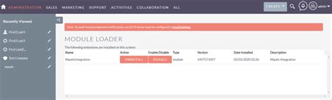 Mautic And Suitecrm Contact Timeline Integration Module Autoize
