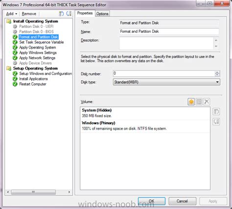 Sccm 2012 R2 Task Sequence Just Doesnt Cooperate Configuration