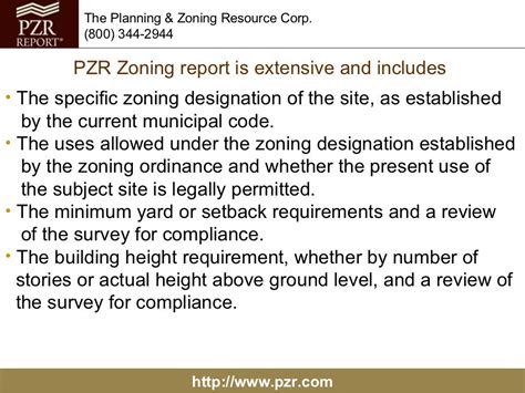Zoning Analysis Documents And Reports