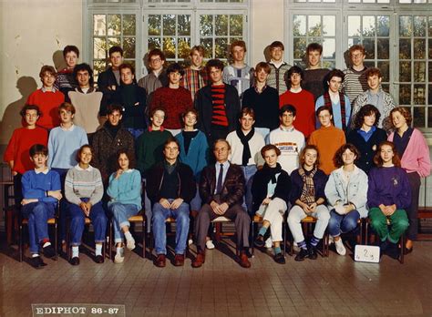 Photo De Classe 2nd G De 1987 Lycée Corneille Copains Davant