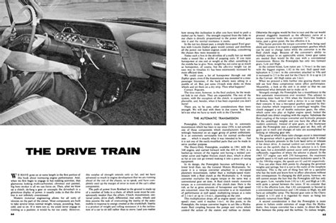 Cp January 1963 Handbook The Drive Train