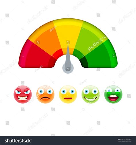 Color Scale Arrow Red Green Scale Stock Vector Royalty Free Shutterstock