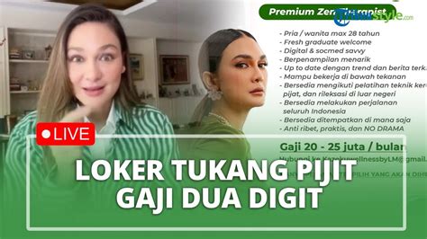 LIVE: Luna Maya Buka Loker Tukang Pijit Gaji Selangit hingga Istri Bekti Pamer Asuransi Black ...
